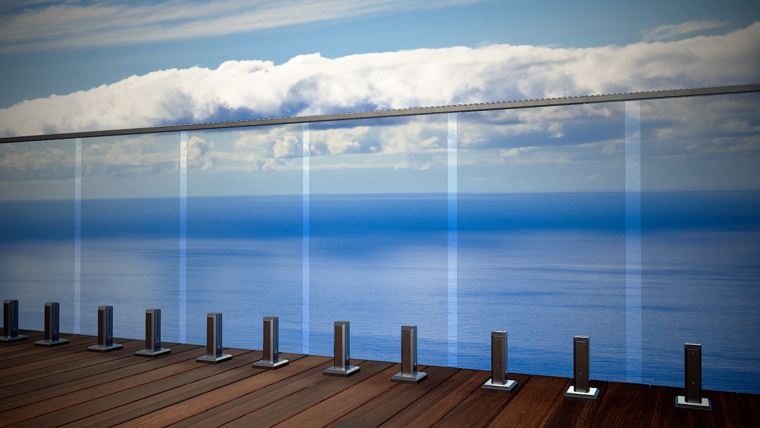 Peak MountainView Glass Railing | Peak Products (Canada)