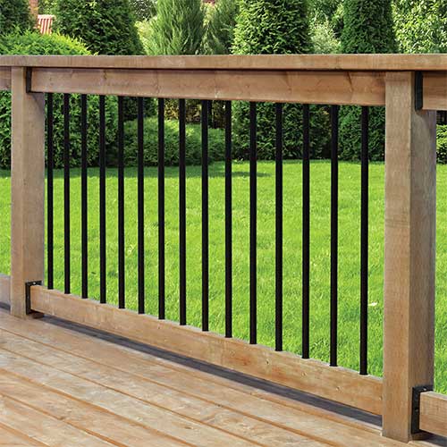 Veranda Deck Railing Kit - Round Balusters - Peak Products (Canada)