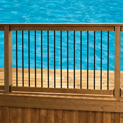 Veranda Deck Railing Kit - Round Balusters - Peak Products (Canada)