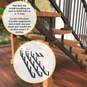 Stair Riser (Stringer) and Connector Kits - Peak Products (Canada)