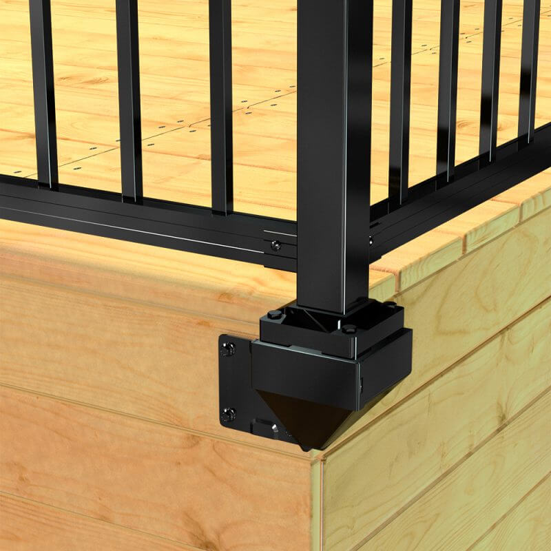 Glossy Corner Fascia Mount Bracket - Peak Products (Canada)