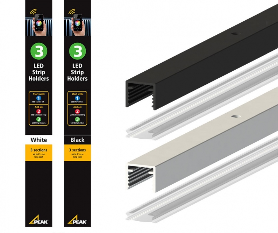 LED Strip Holders | LED Lighting - Peak Products (Canada)