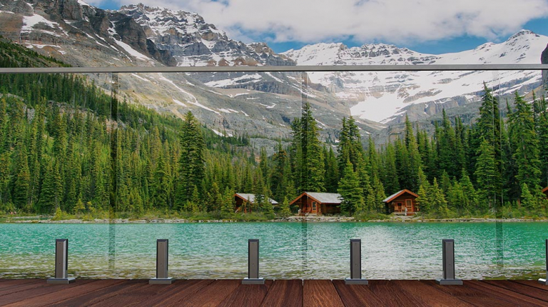 Peak MountainView Glass Railing - Peak Products (Canada)