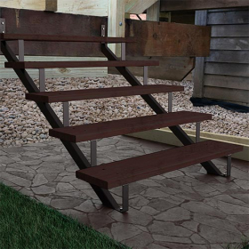 Stair Risers (Stringers) and Connectors | Deck Products - Peak Products ...