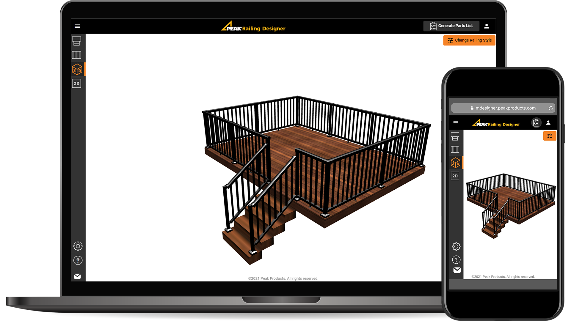 Peak Railing Designer - Peak Products (Canada)