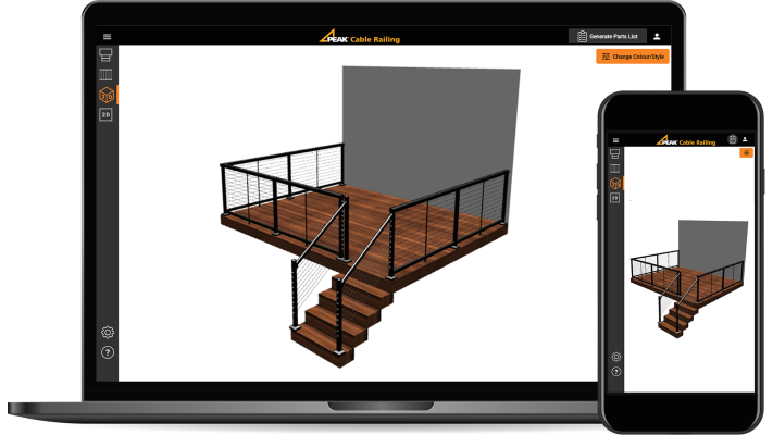 Cable Railing Designer | Peak Products (Canada)