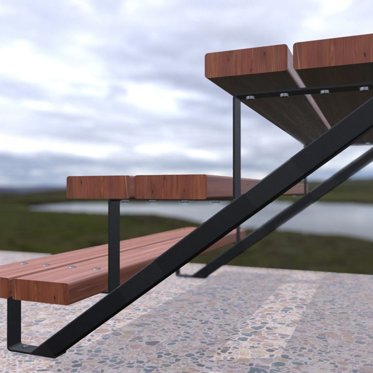 Stair Risers (Stringers) and Connectors | Deck Products - Peak Products ...