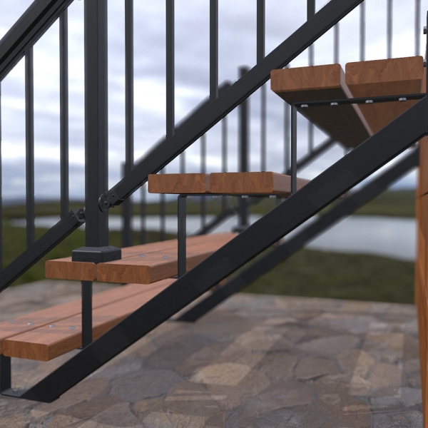 Steel Stair Risers - Peak Products (Canada)