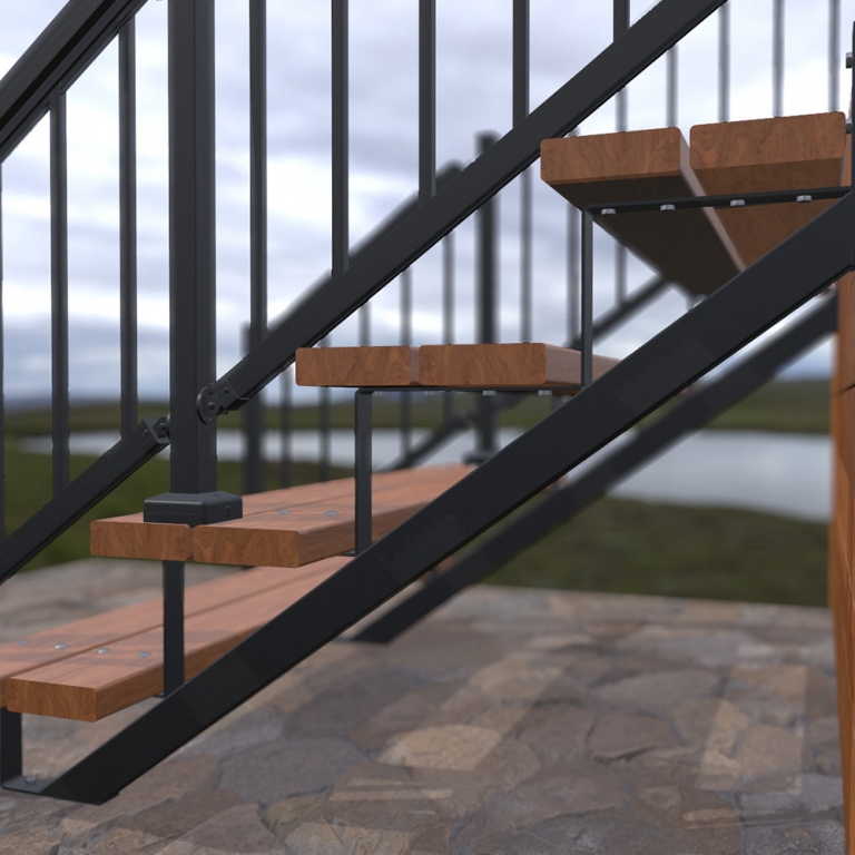 Steel Stair Risers - Peak Products (Canada)