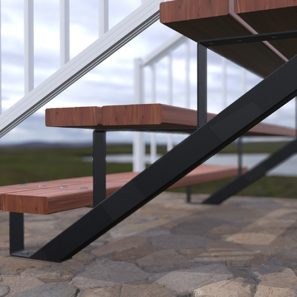 Steel Stair Risers - Peak Products (Canada)